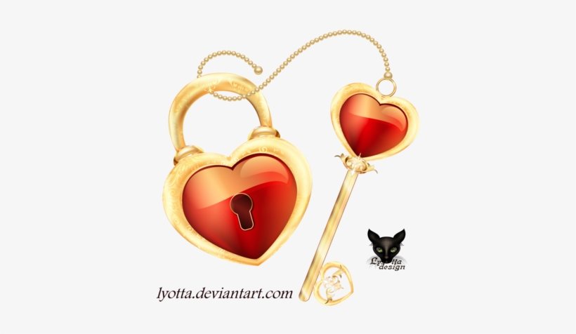 Heart Key Transparent Background - Illustration - Free Transparent PNG ...