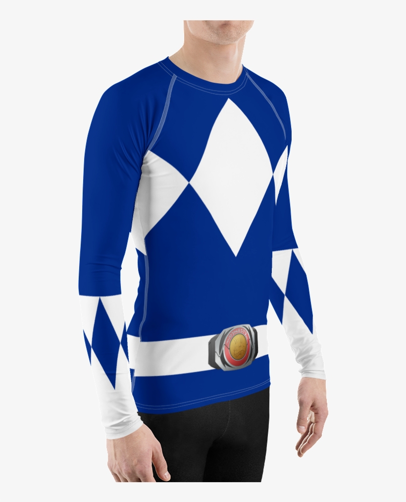 Blue Ranger Rash Guard - Free Transparent PNG Download - PNGkey