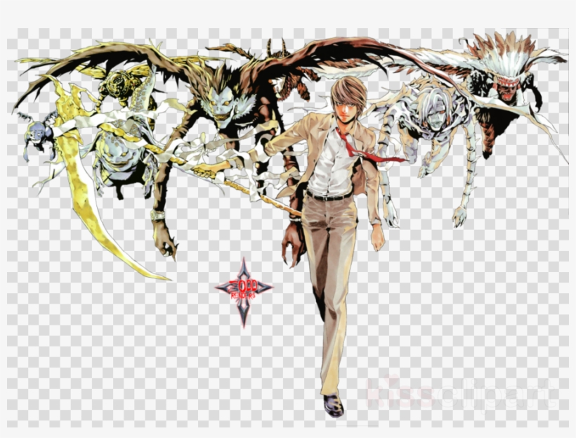 Death Note Light Clipart Light Yagami Ryuk - Free Transparent PNG ...