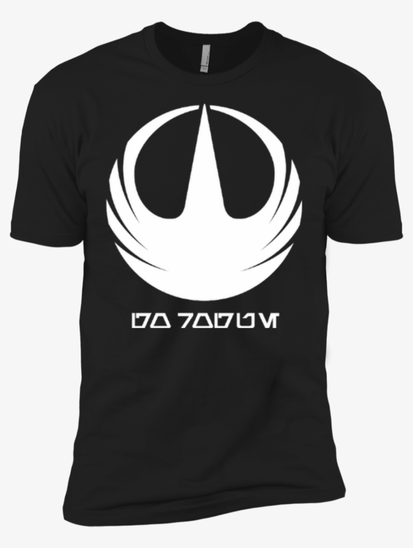 Rogue One White Logo Next Level Premium Short Sleeve - Free Transparent ...