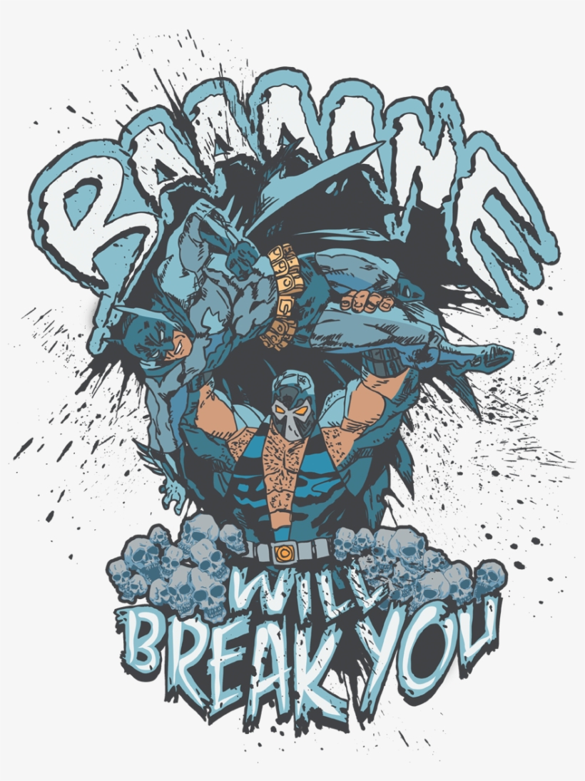 Batman Bane Will Break You Men's Regular Fit T-shirt - Free Transparent ...