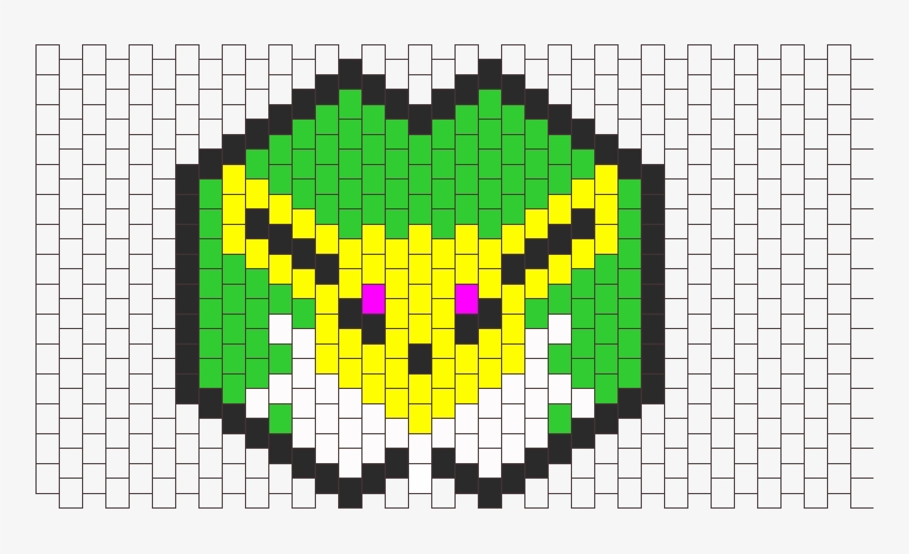 Jolteon Mask Bead Pattern - Free Transparent PNG Download - PNGkey