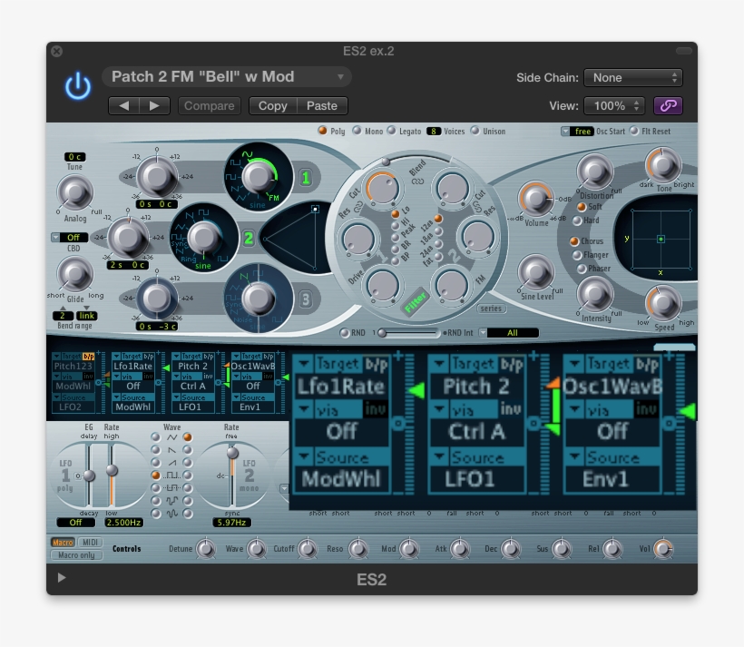 The Complete Mod Matrix Routings For Patch 2, As In - Free Transparent ...