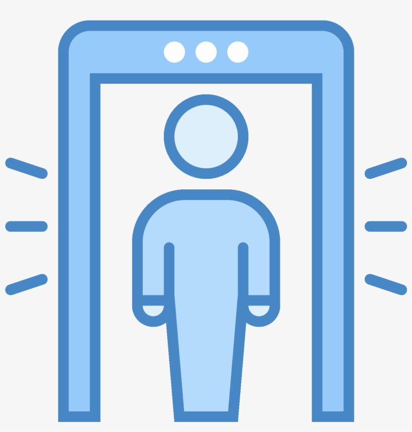 This Looks Like A Person Standing Inside Of A Rectangle - Free ...