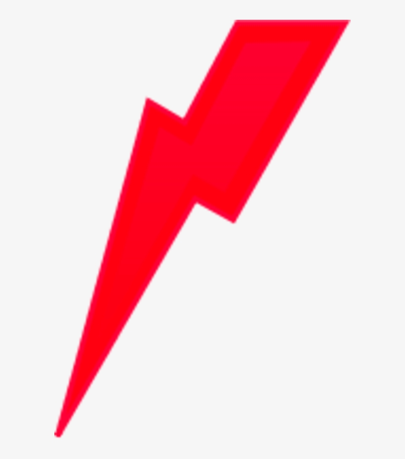Vector Clip Art - Red Lightning Bolt - Free Transparent PNG Download ...