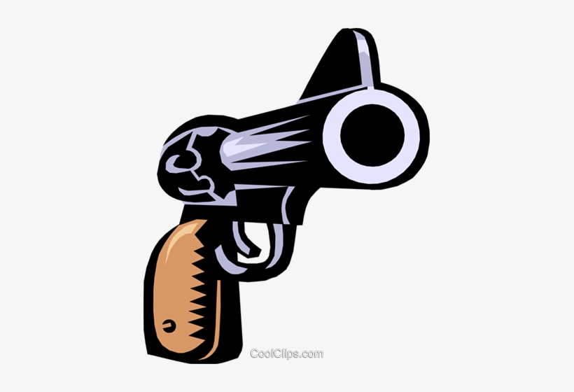 Hand Gun Royalty Free Vector Clip Art Illustration - Free Transparent ...