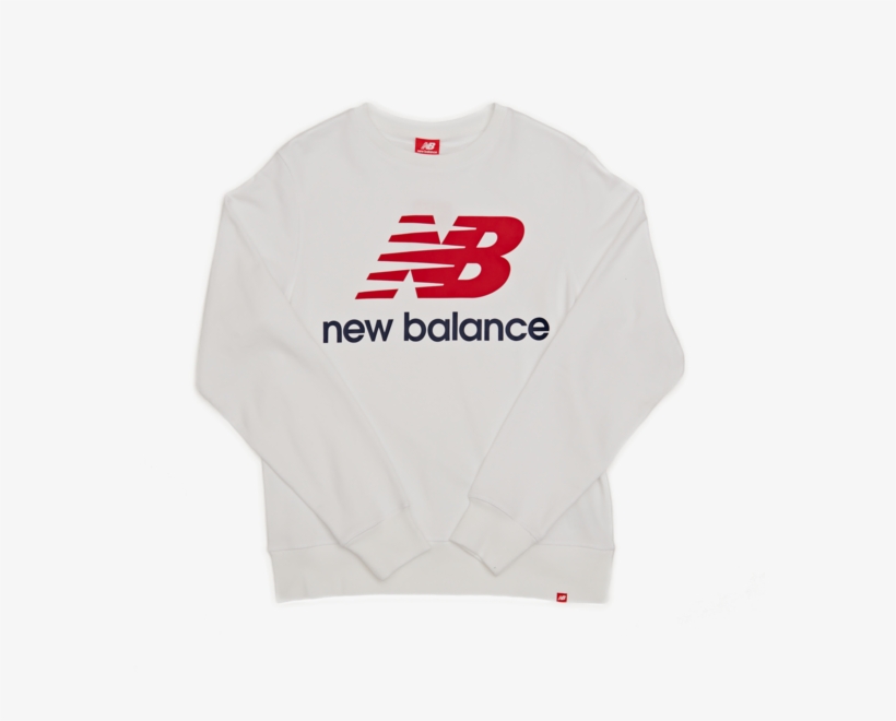 Essentials Stacked Logo Crew, White - Logo - Free Transparent PNG ...