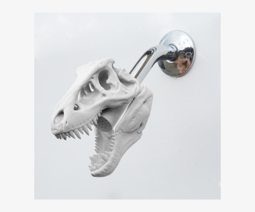 T-rex Skull Showerhead - Neon T Rex Skull - Free Transparent PNG ...