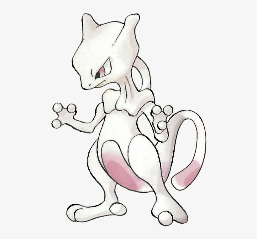 117kib, 300x407, 150mewtwoold2 - Mewtwo Original Design - Free ...