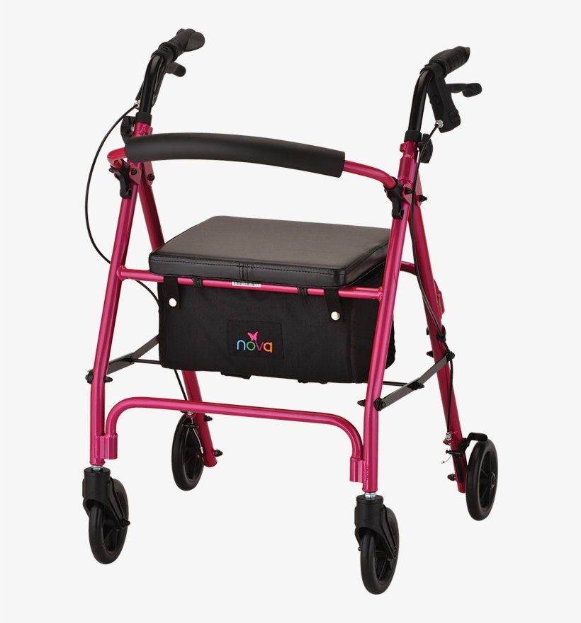 Nova Vibe 6 Rolling Walker - Rolling Walker - Free Transparent PNG ...