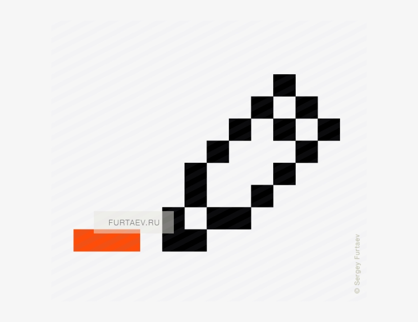 Vector Pixel Art Icon Of Pen Drawing Line - Free Transparent PNG ...