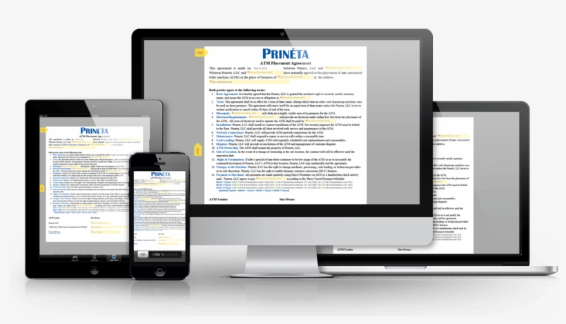 Atm Placement Agreement / Sample Contract - Free Transparent PNG ...