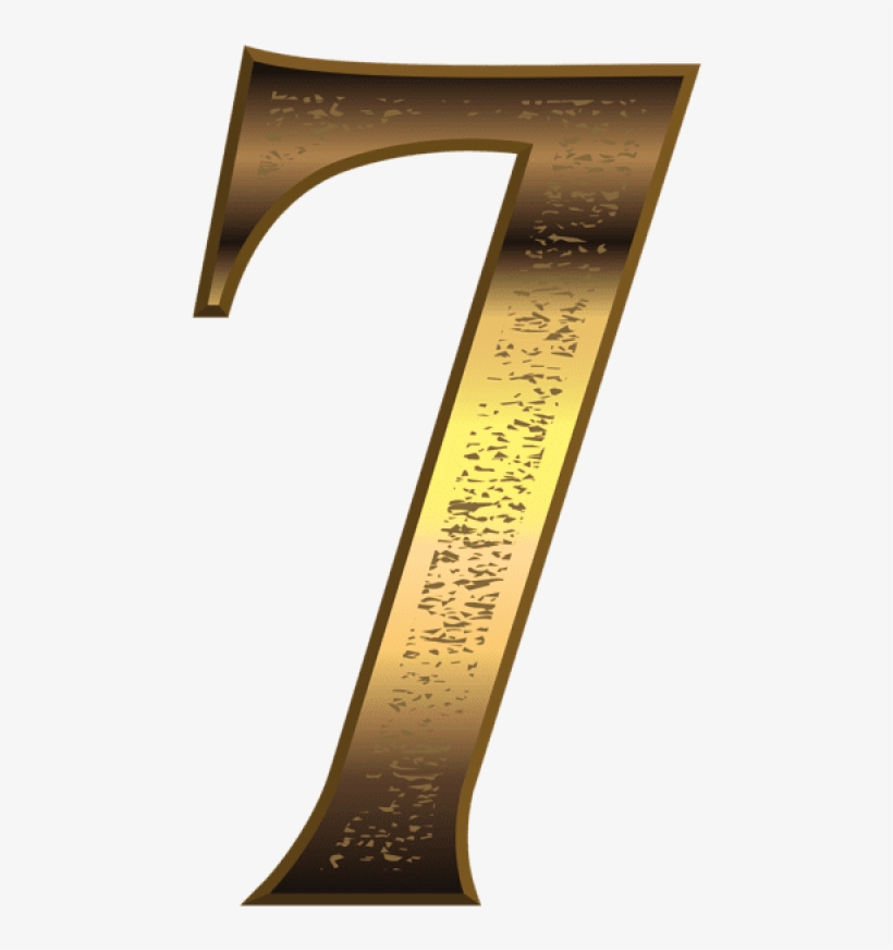 Free Png Old Gold Number Seven Png Images Transparent - Free ...