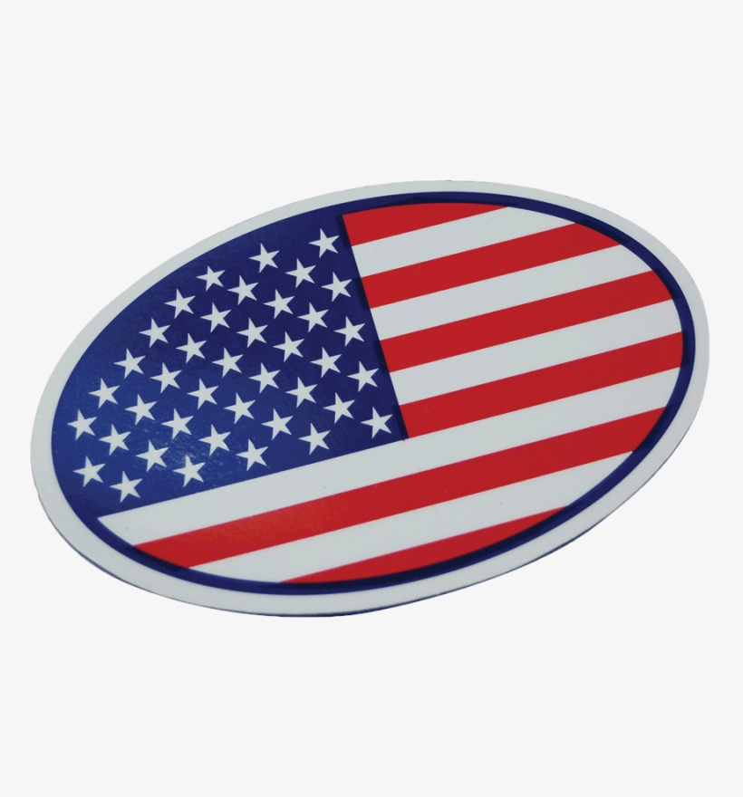 Usa Flag Magnetic Oval - Free Transparent PNG Download - PNGkey