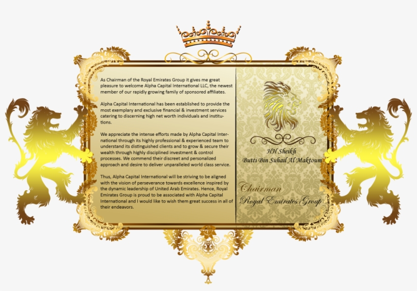 Chairman-royal Emirates Group Message - Free Transparent PNG Download ...
