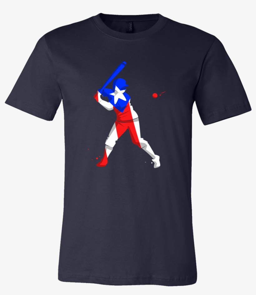 Colorful Baseball Flag Puerto Rico Tshirt Design - Free Transparent PNG ...