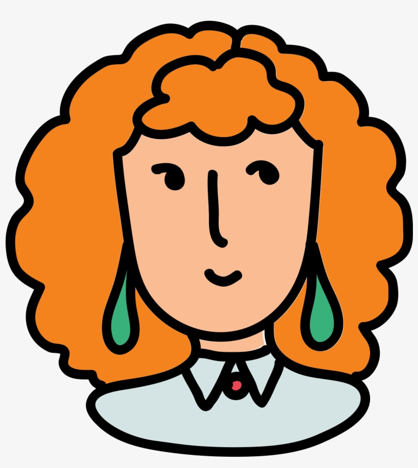 User Female Red Hair Icon - Free Transparent PNG Download - PNGkey