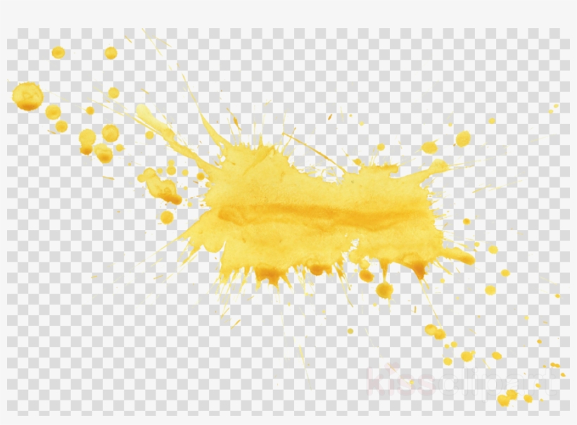 Yellow Watercolor Splash Png Clipart Watercolor Painting - Free ...