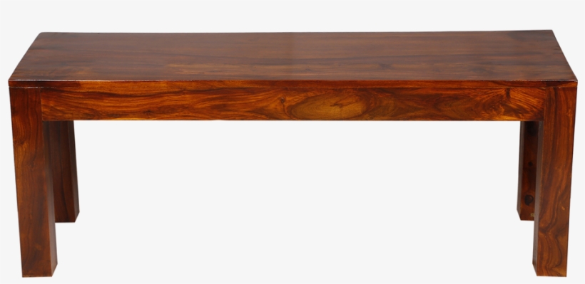 Sheesham Wooden Bench Small - Free Transparent PNG Download - PNGkey