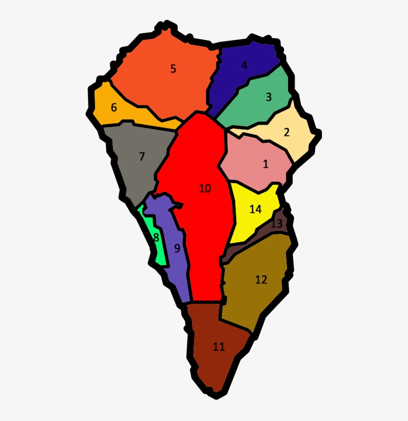 Municipios De La Palma - Free Transparent PNG Download - PNGkey