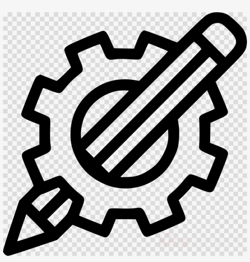 Pencil And Gear Icon Clipart Computer Icons Gear - Free Transparent PNG ...