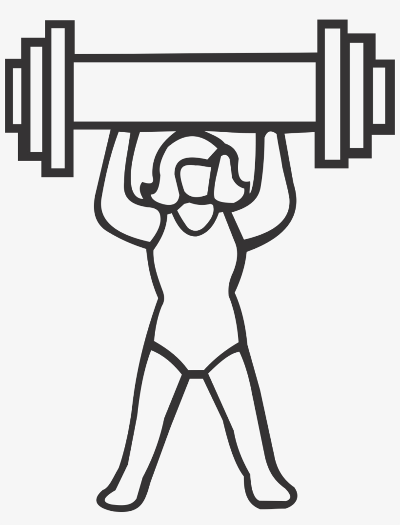 Female Weightlifter - Free Transparent PNG Download - PNGkey