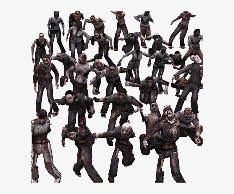 Zombie Horde Png - Free Transparent PNG Download - PNGkey