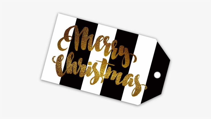 Black Stripe Tag - Christmas Day - Free Transparent PNG Download - PNGkey