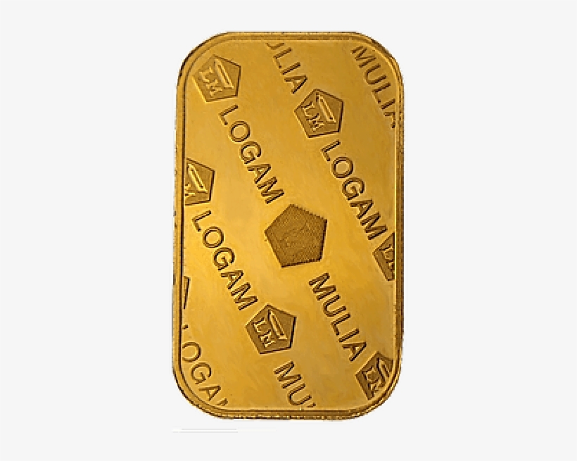 Logam Mulia Gold Bar 25g Back - Free Transparent PNG Download - PNGkey