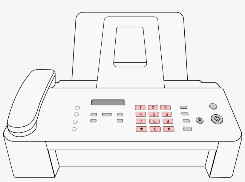 This Free Icons Png Design Of Modern Fax Machine - Free Transparent PNG ...