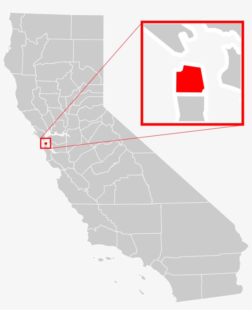 California County Map - Free Transparent PNG Download - PNGkey