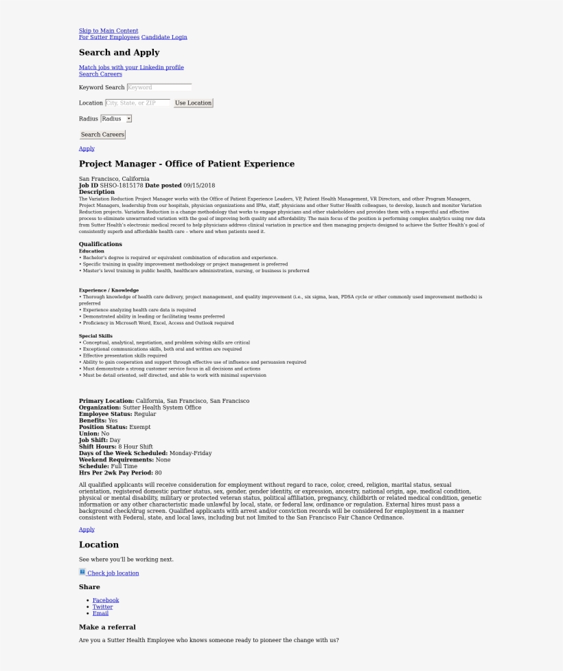 Sutter Health - Free Transparent PNG Download - PNGkey