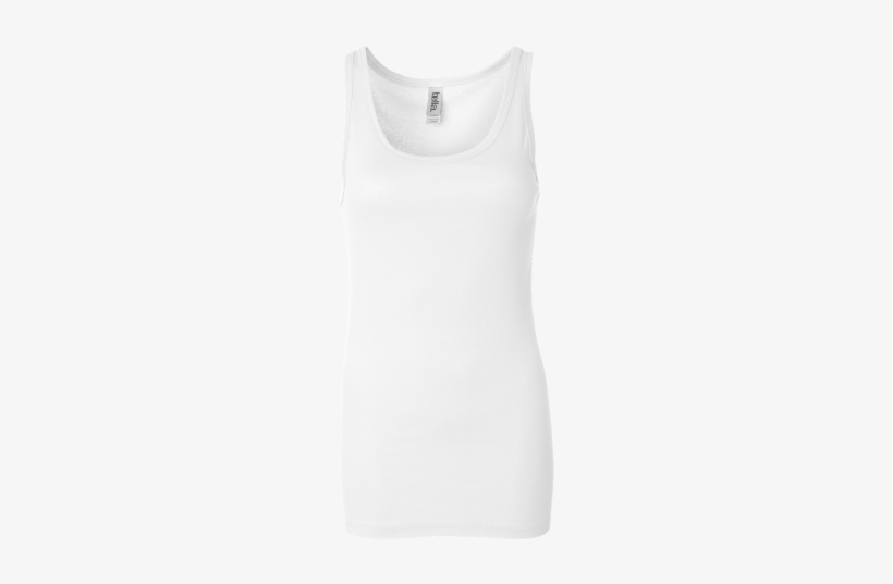 Ladies Rib Tank Ring-spun Bella - Top - Free Transparent PNG Download ...
