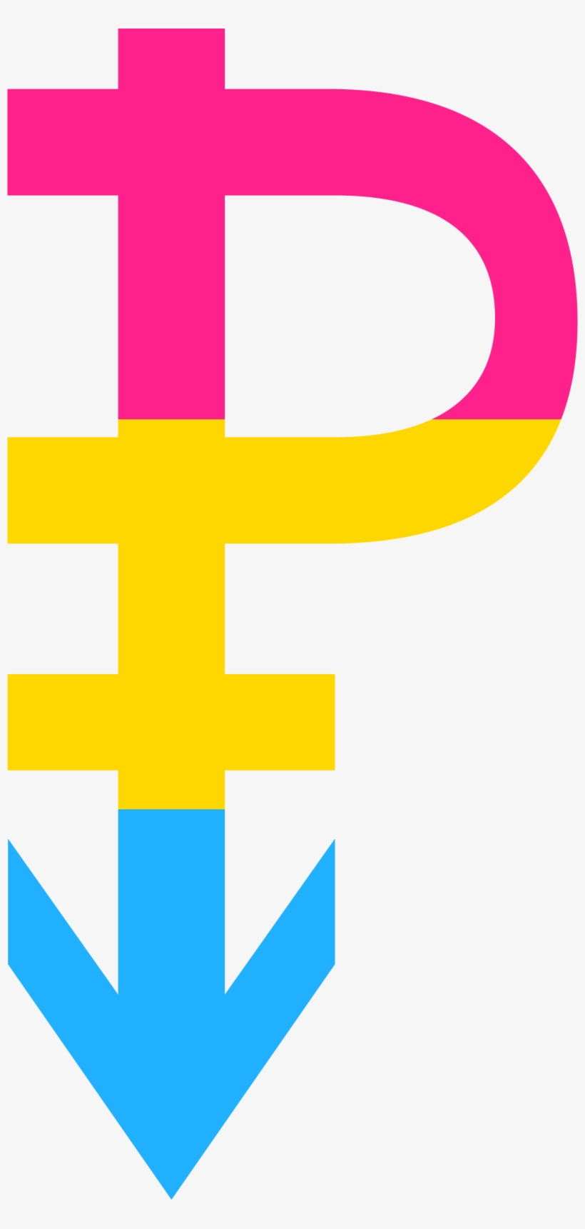 What Does The Pansexuality Flag And Symbol Look Like - Free Transparent ...