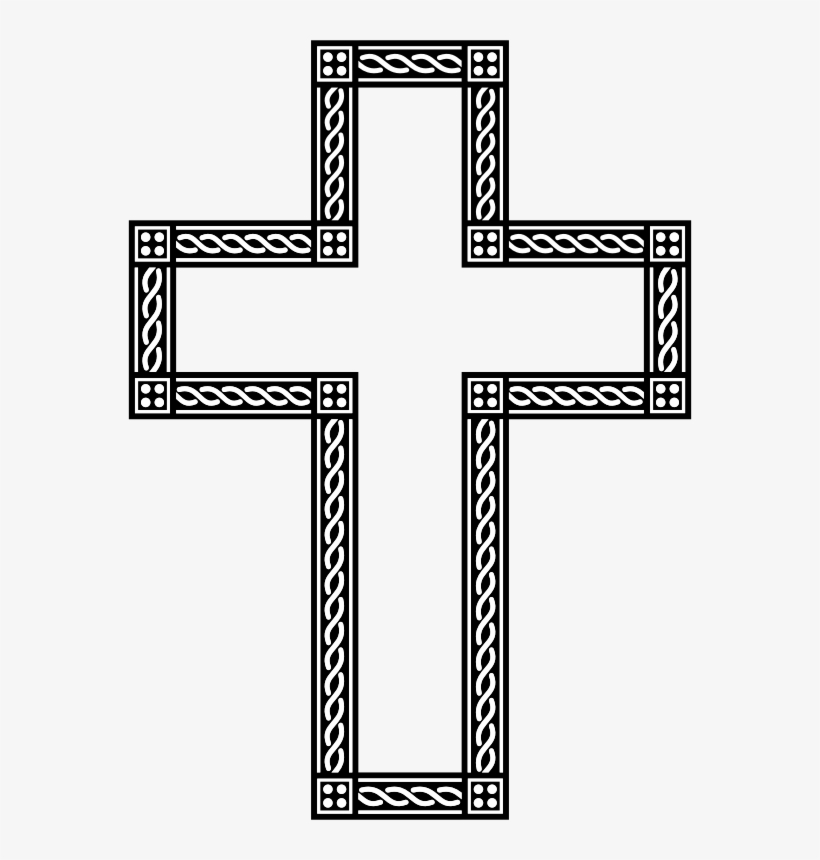 Decorative Chain Cross - Free Transparent PNG Download - PNGkey