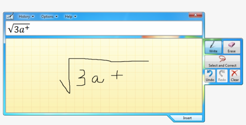 Math Input Panel Uses The Math Recognizer That's Built - Free ...