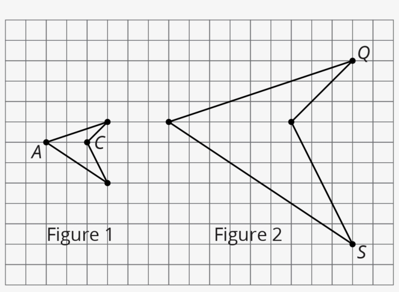 Two 4-sided Figures In A Coordinate Plane Labeled Figure - Free ...