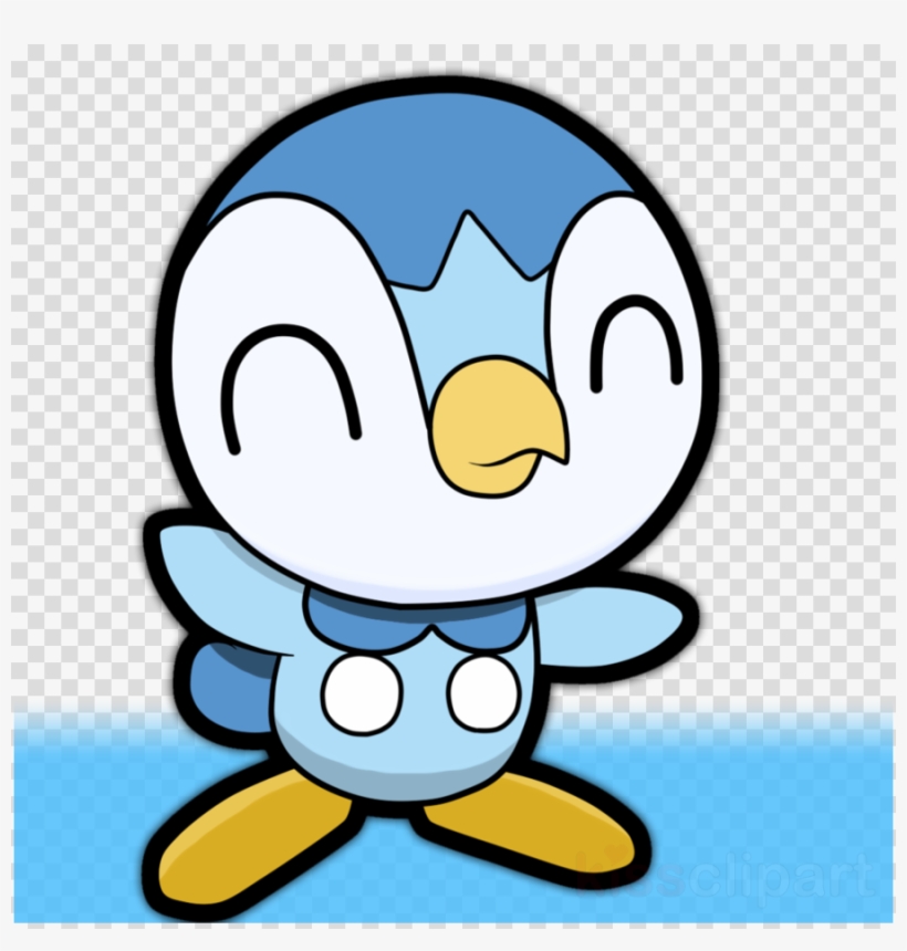 Piplup Clipart Pokémon Platinum Pikachu Piplup - Free Transparent PNG ...