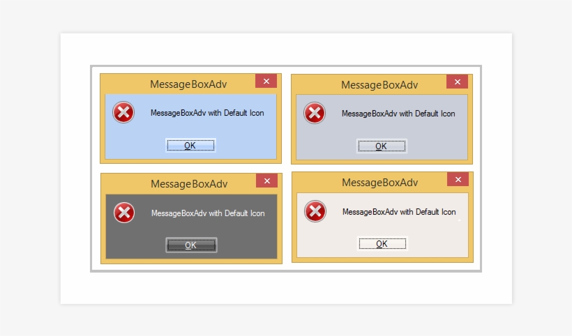 Metro And Office Theme Message Box For Windows Forms - Free Transparent ...