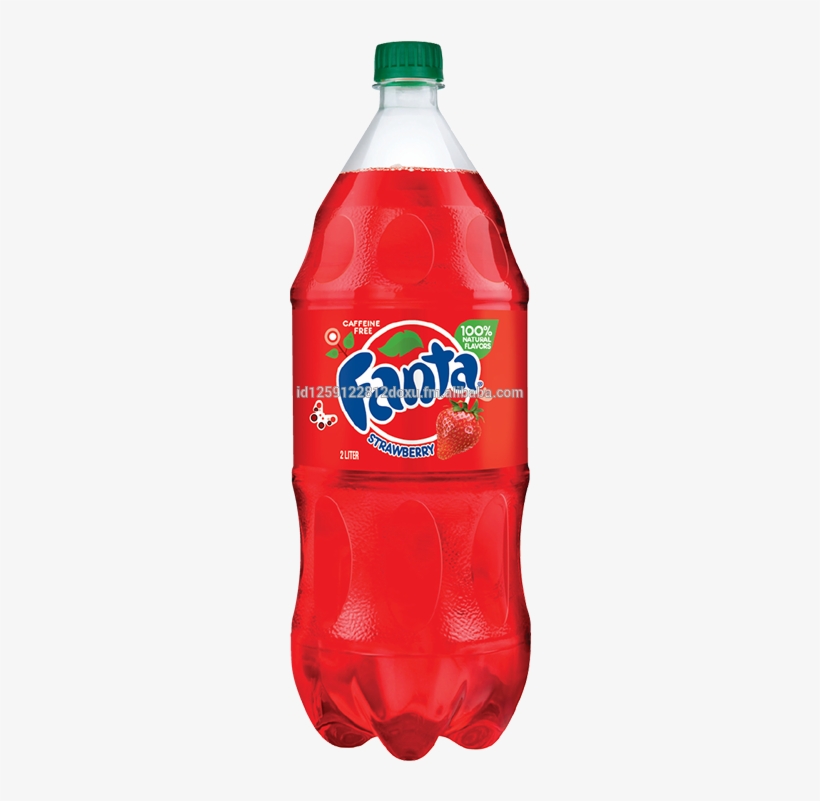 Fanta Strawberry 2 Liter - Free Transparent PNG Download - PNGkey