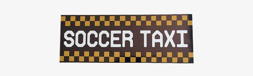 Soccer Taxi Bumper Sticker - Label - Free Transparent PNG Download - PNGkey
