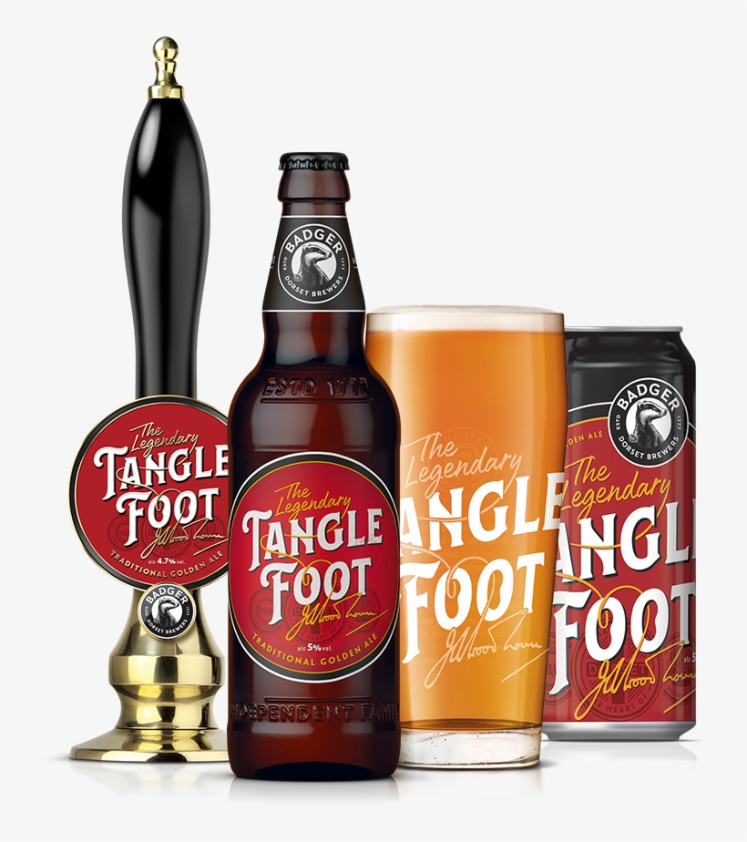 The Legendary Tangle Foot - Badger Beers - Free Transparent PNG ...