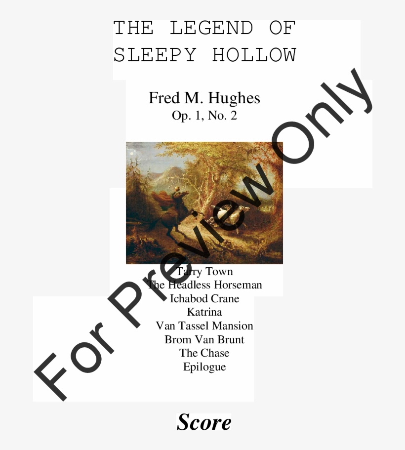 The Legend Of Sleepy Hollow Thumbnail The Legend Of - Free Transparent ...
