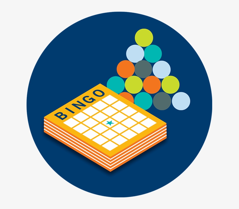 A Stack Of Bingo Cards Next To A Triangular Shaped - Free Transparent ...