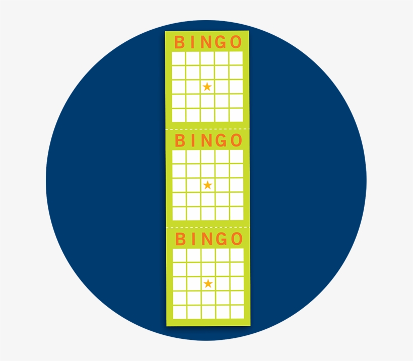 A Strip Of Three Bingo Cards - Free Transparent PNG Download - PNGkey