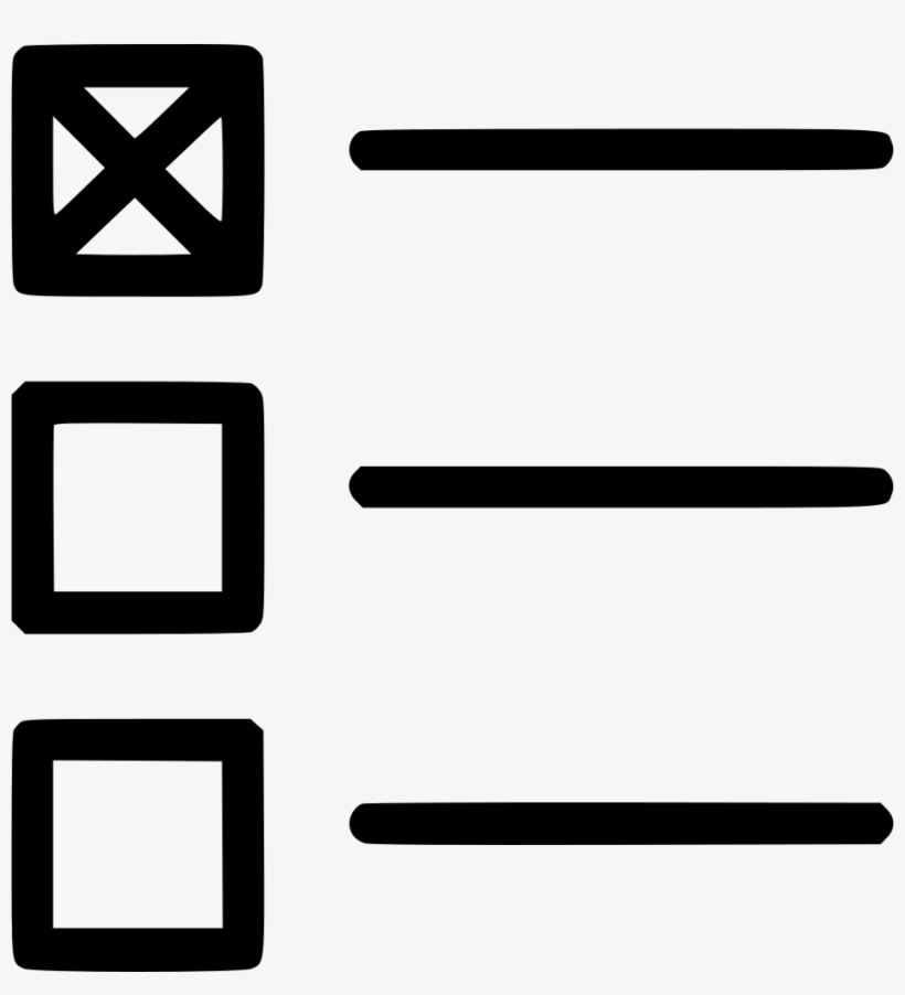 Checkboxes Lines Check Comments - Free Transparent PNG Download - PNGkey