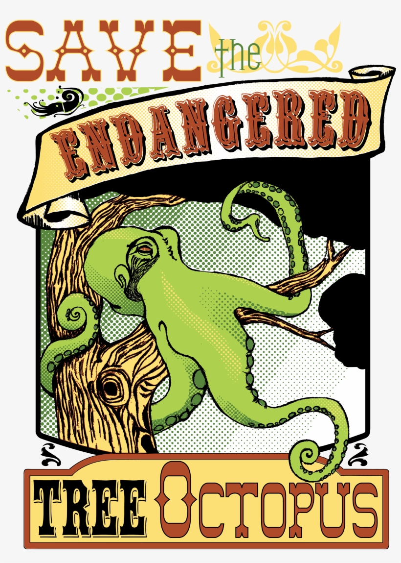 Save The Endangered Tree Octopus - Free Transparent PNG Download - PNGkey