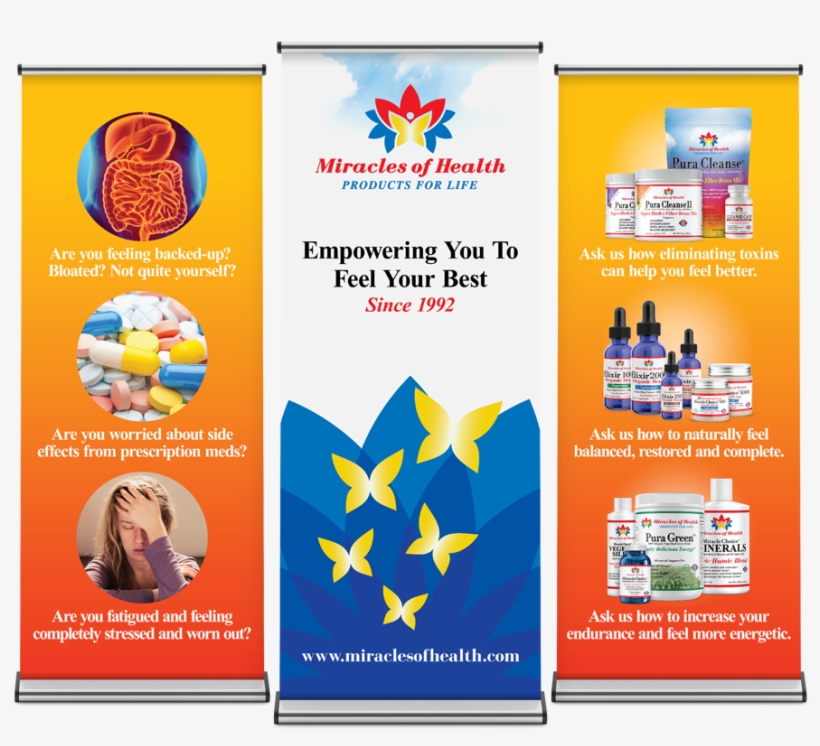 Retractable Banners - Event Displays - Free Transparent PNG Download ...