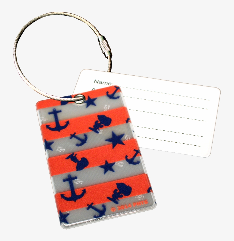 Reflective Luggage Tag - Free Transparent PNG Download - PNGkey