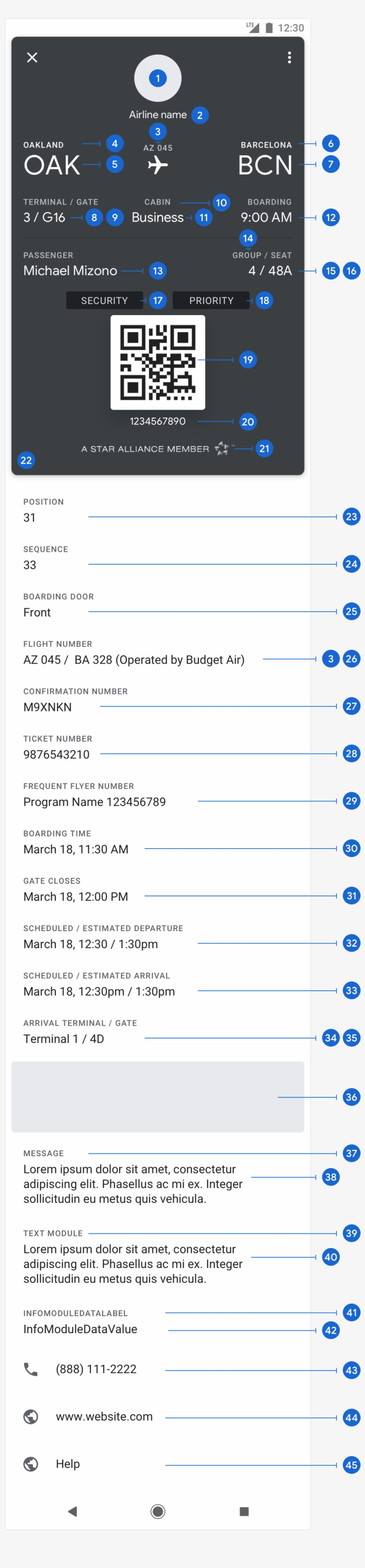 Google Pay Api For Passes Boarding Pass Template - Free Transparent PNG ...